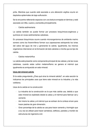 GRUPO DE MINERALES- CARBONATOS (MINERALOGIA Y PETROLOGIA )WORD.docx