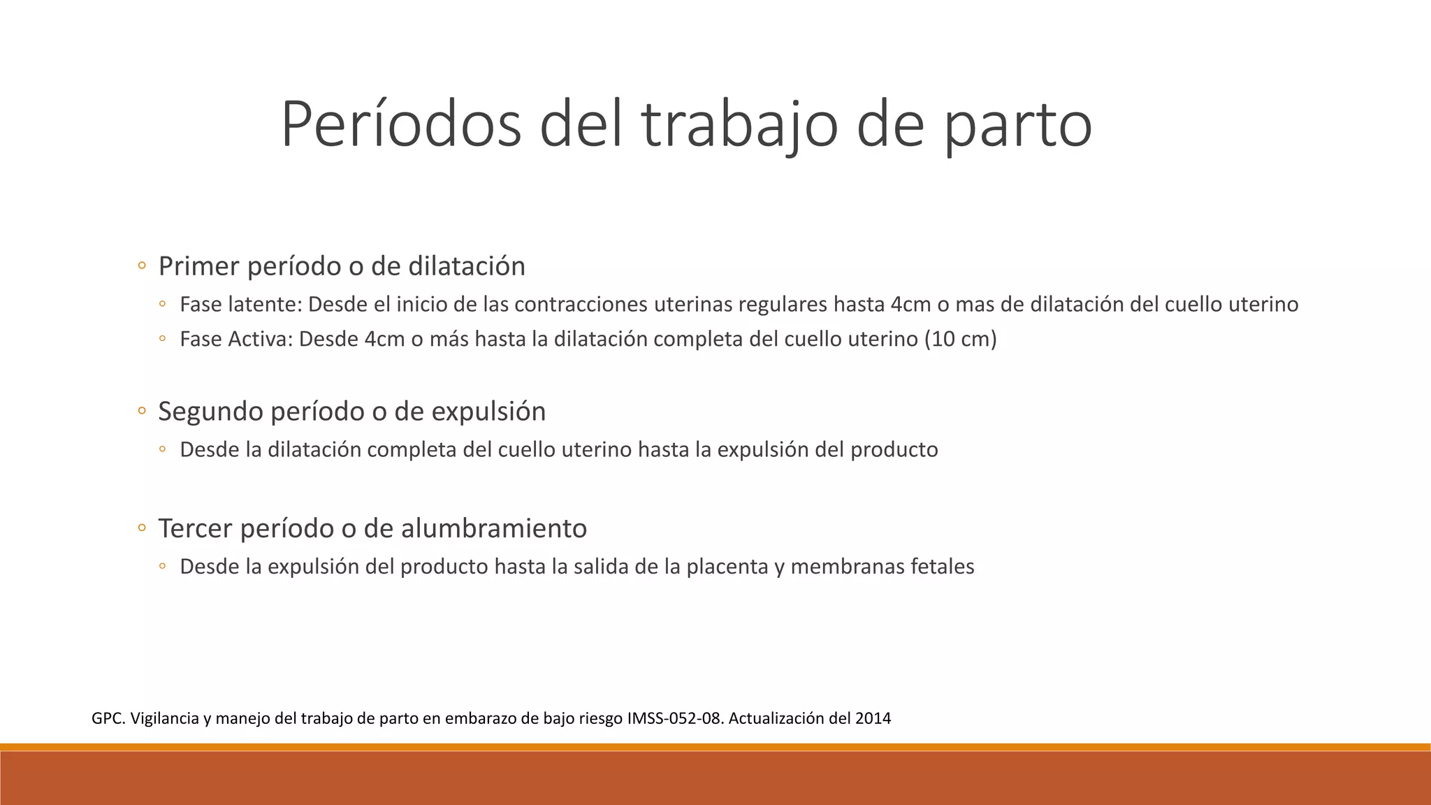 Trabajo, mecanismos y atención del parto | PPTX