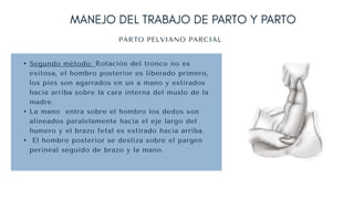 atencion del parto pelviano en hospitales | PPTX