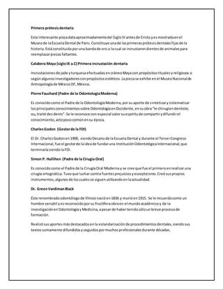 Filosofos de odontologia | DOCX