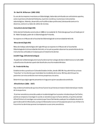 Filosofos de odontologia | DOCX