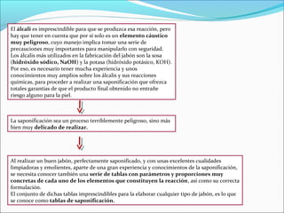 La química y el jabón | PPT