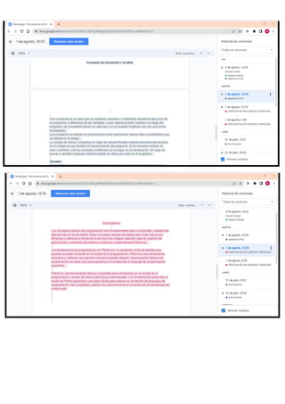 Estructuras básicas de programación | PDF