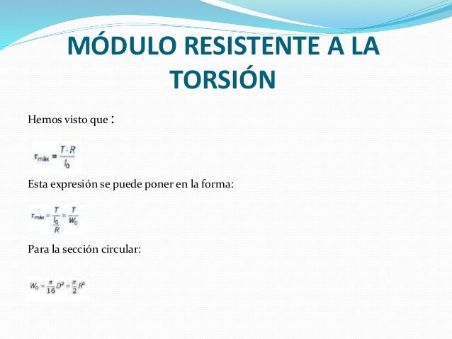 Trabajo de torsion