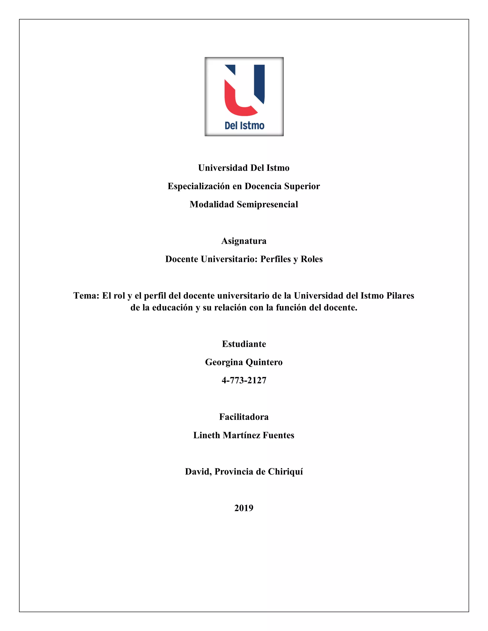 Trabajo de word mapa conceptual 1 sobre el perfil y rol del docente ...