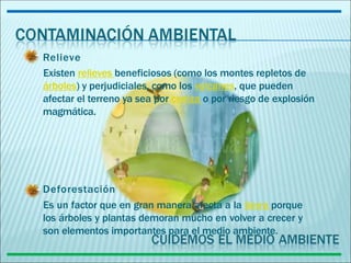 CUIDEMOS EL MEDIO AMBIENTE | PPTX