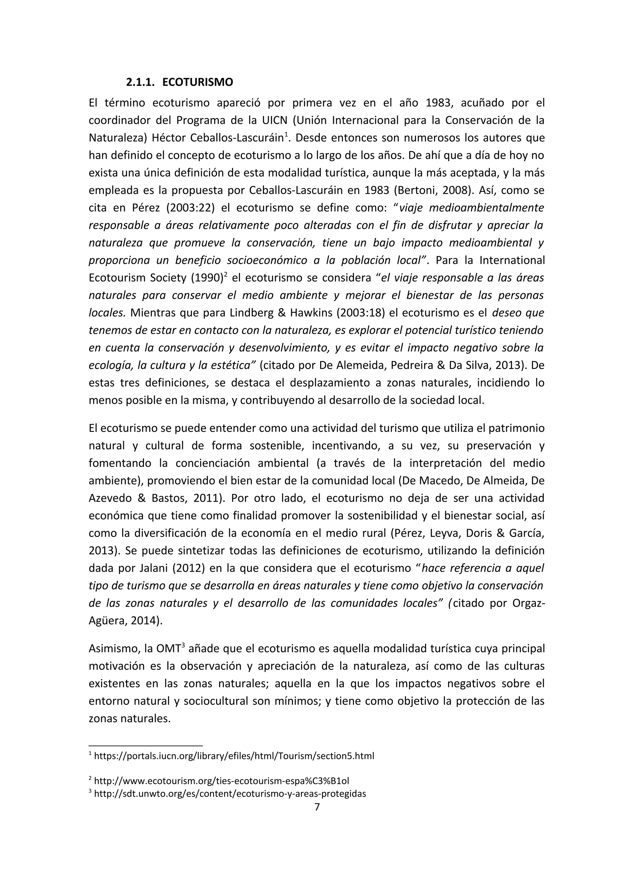 Trabajo ecoturismo final | DOC