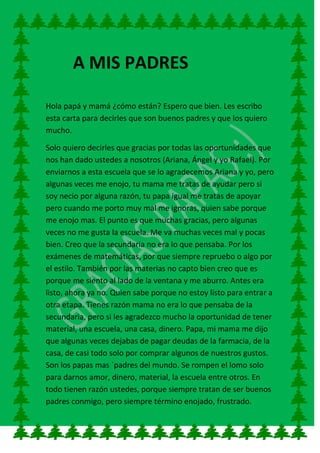 CARTA A MIS PADRES | DOCX