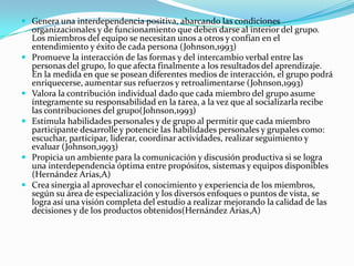 Trabajo en equipo y aprendizaje colaborativo | PPTX