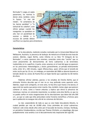 Triángulo de las Bermudas | DOCX