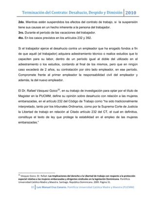 Diferencias entre: Despido, Dimisión y Desahucio | PDF