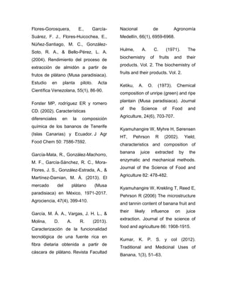 Trabajo final platano 1 | PDF