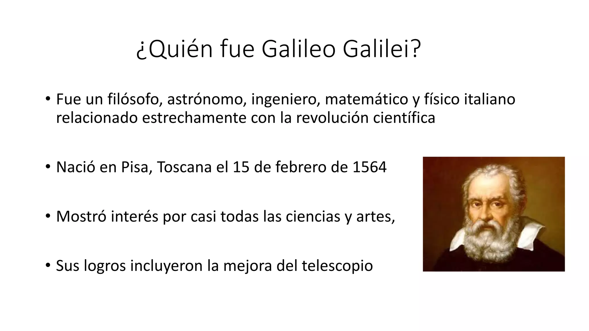 Trabajo galileo galilei | PPT