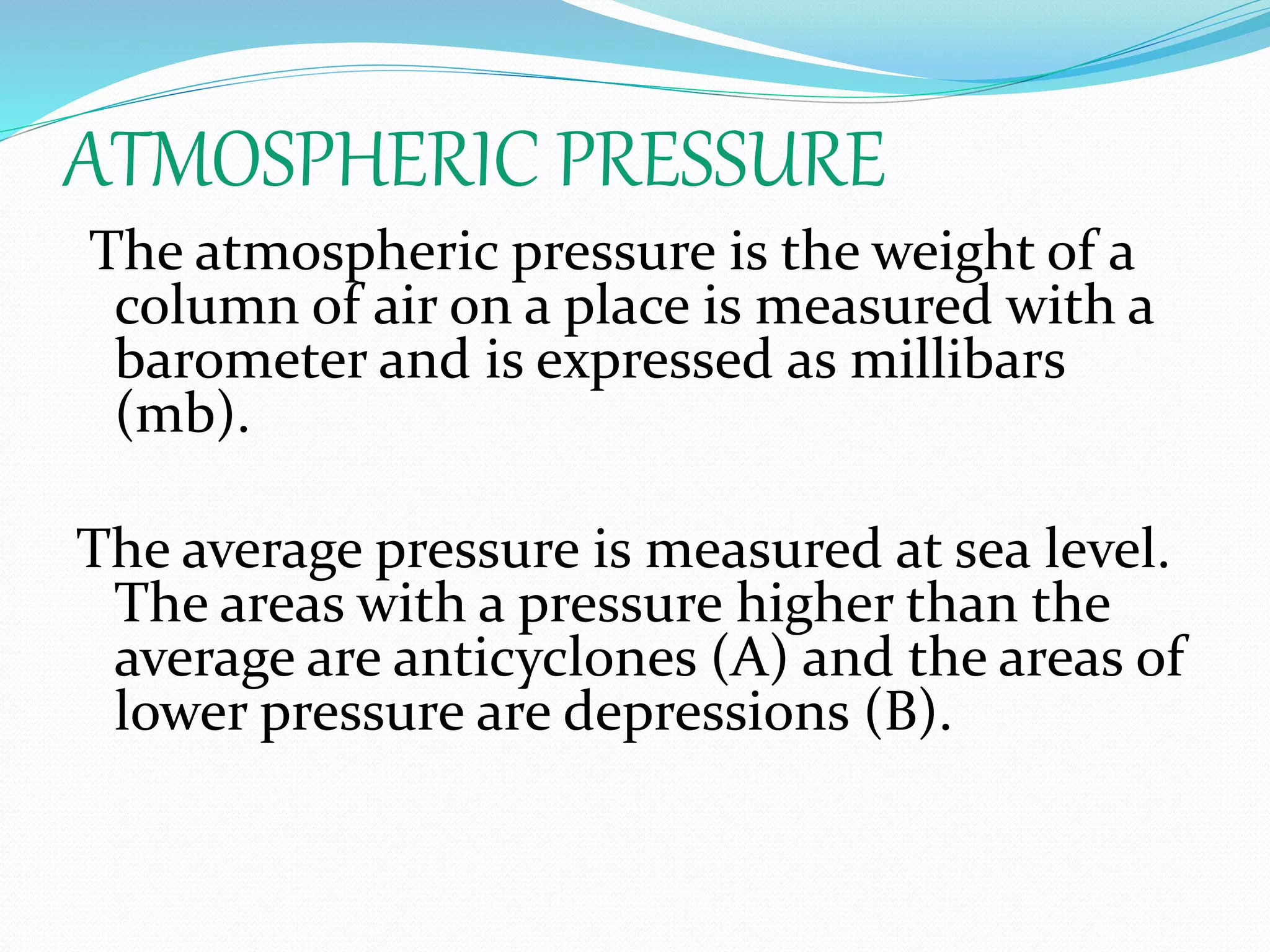 ELEMENTS OF THE CLIMATE | PPSX