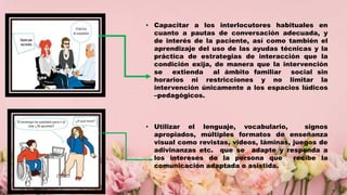 Sistemas aumentativos y alternativos de comunicación | PPT