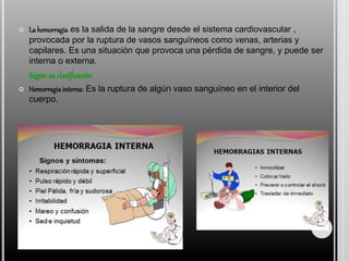 Trabajo hemorragias | PPTX