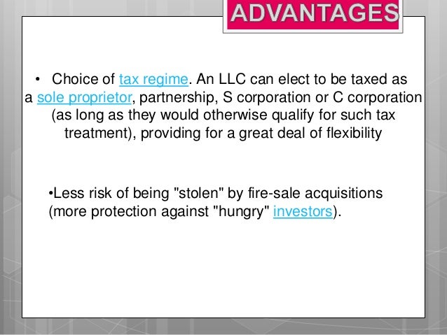 Limited Liability Company Llc Advantages Disadvantages