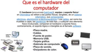 trabajo de informática de sexto grado de educación superior | PPTX