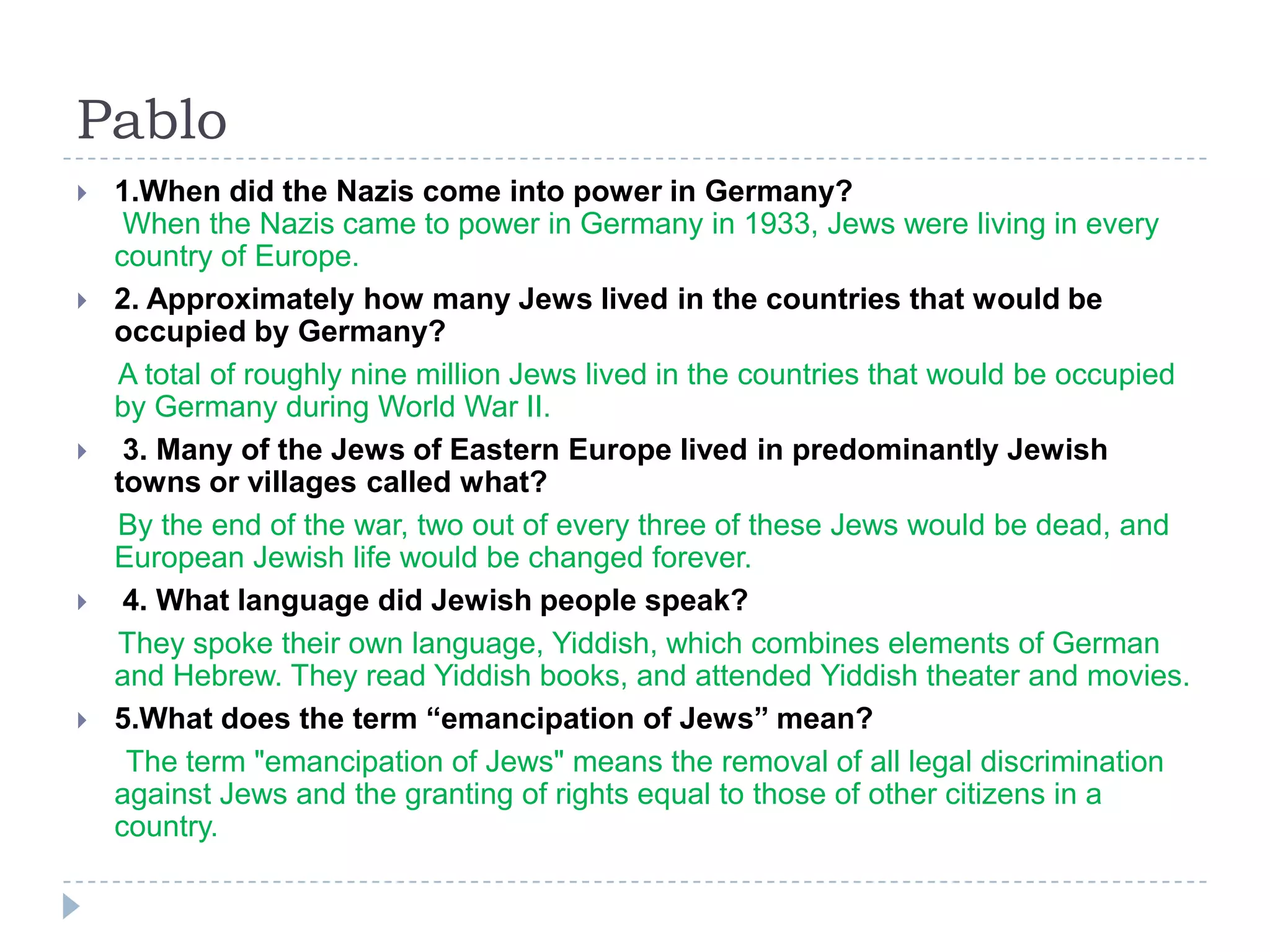 Jewish traditions and culture | PPTX