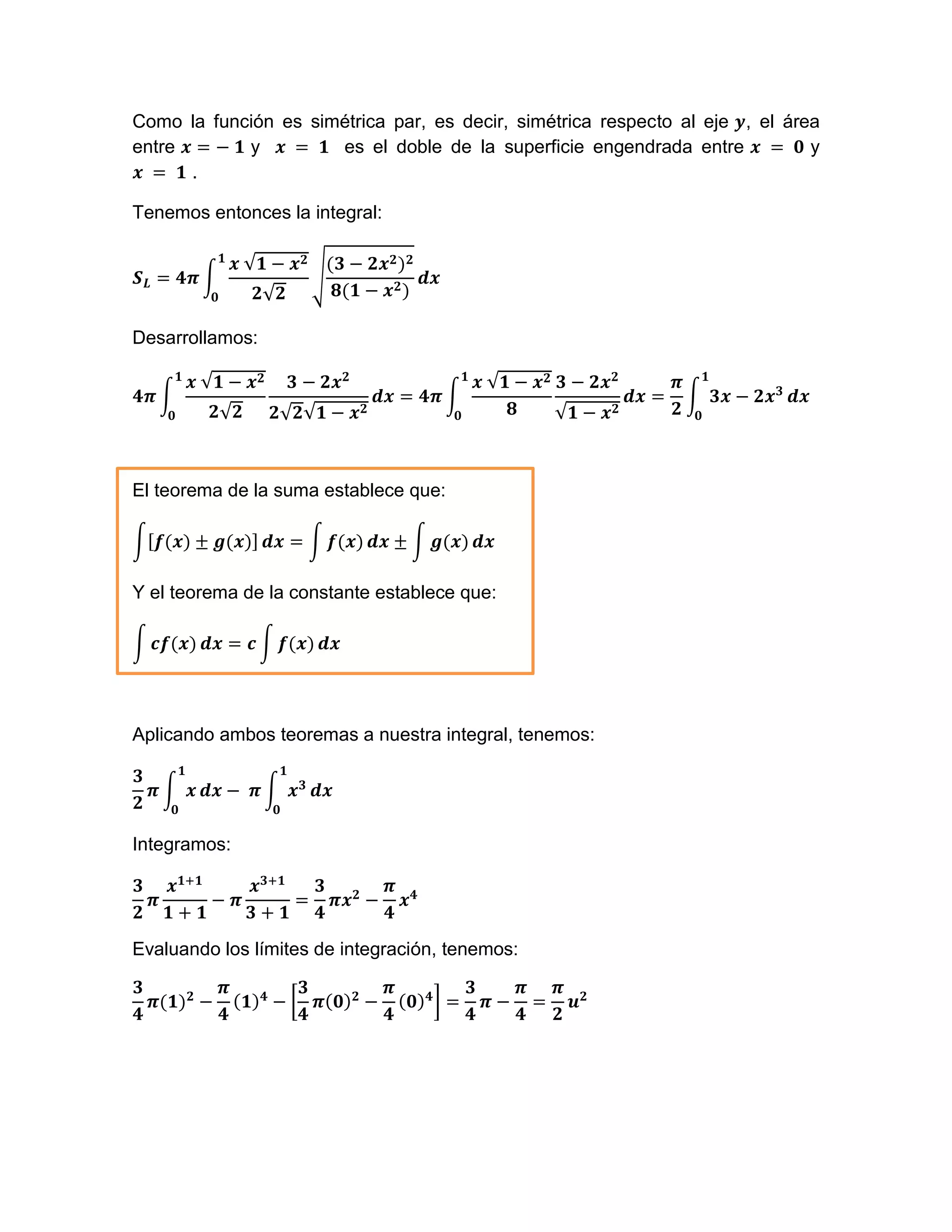 Integrales definidas y método de integración por partes | PDF