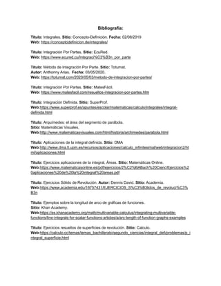Integrales definidas y método de integración por partes | PDF