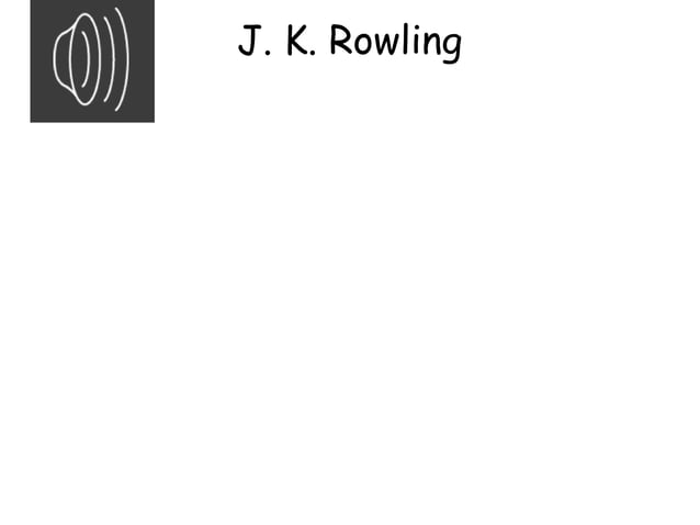 j. k. rowling | PPT