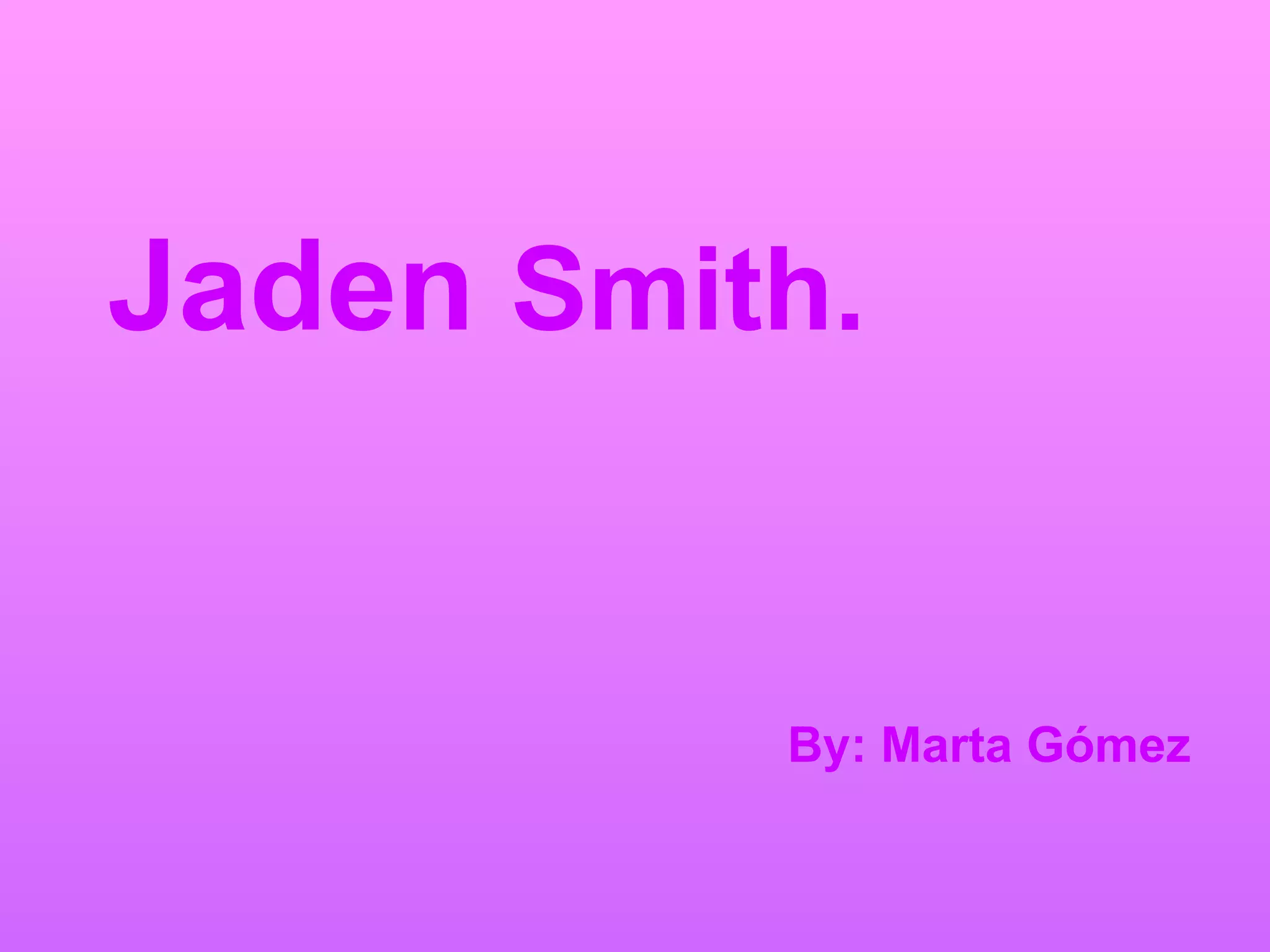 Interview with Jaden Smith | PPT