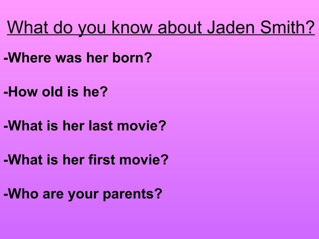 Interview with Jaden Smith | PPT