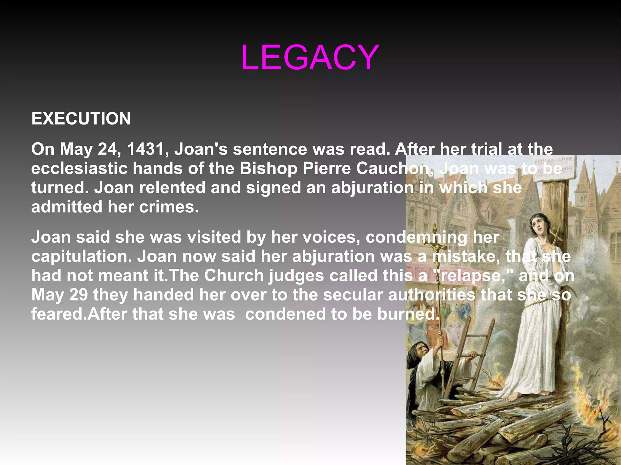 Trabajo juana de arco | ODP