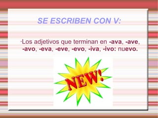 Trabajo la letra v david martínez 5é b | ODP