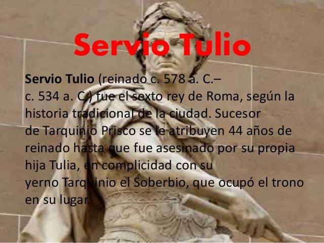 Jon. Servio Tulio