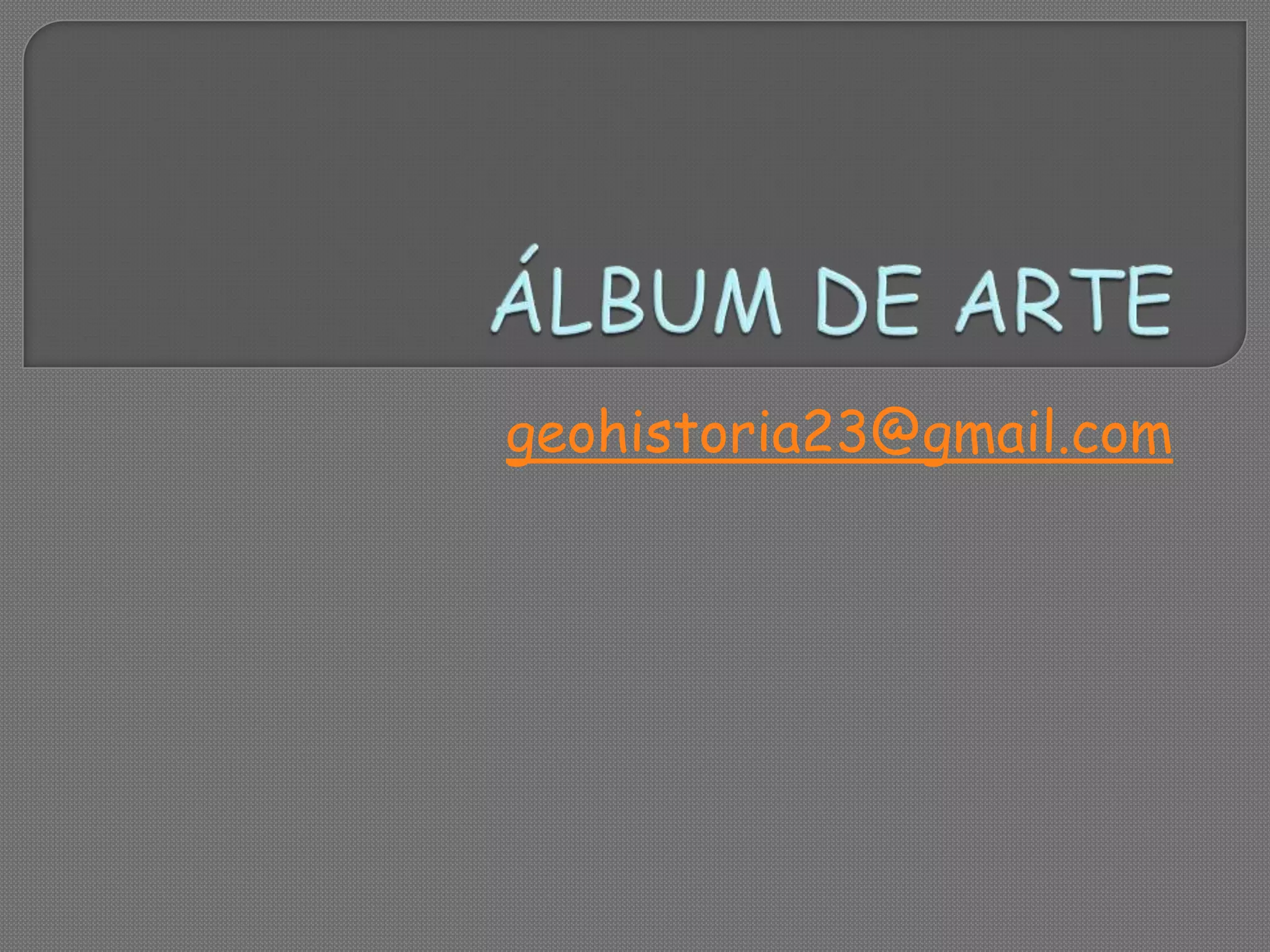 Trabajo álbum de arte (4ºeso) | PPT