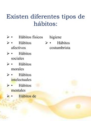 Habitos de vida modificables | PPTX