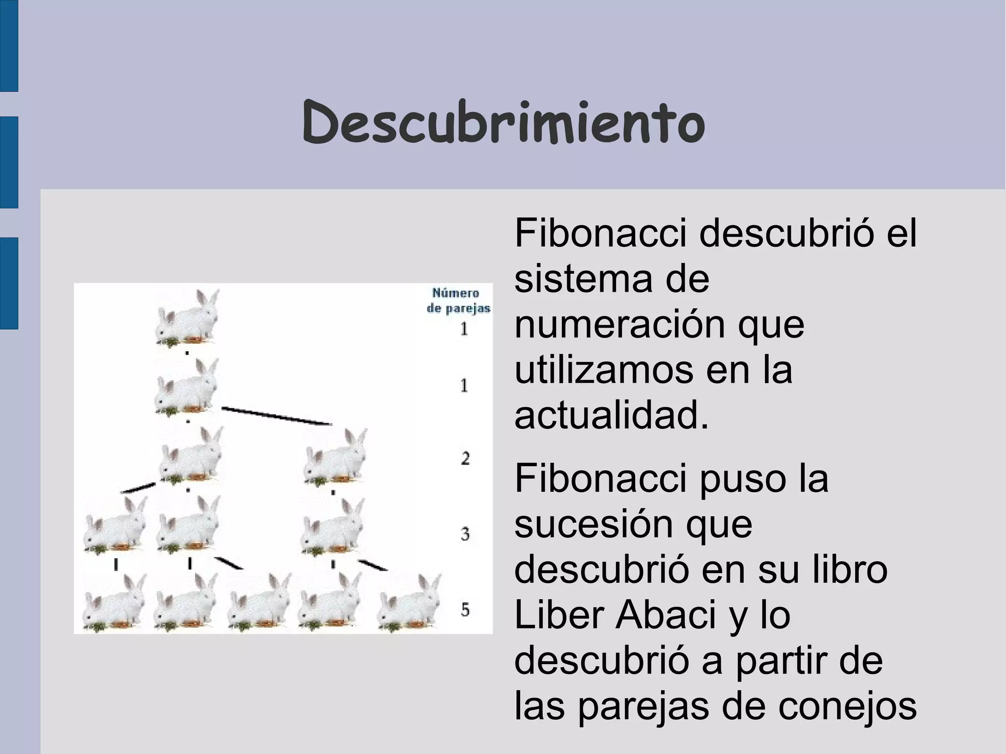 Grupo 1: Fibonacci. Biografía y razón aúrea | ODP