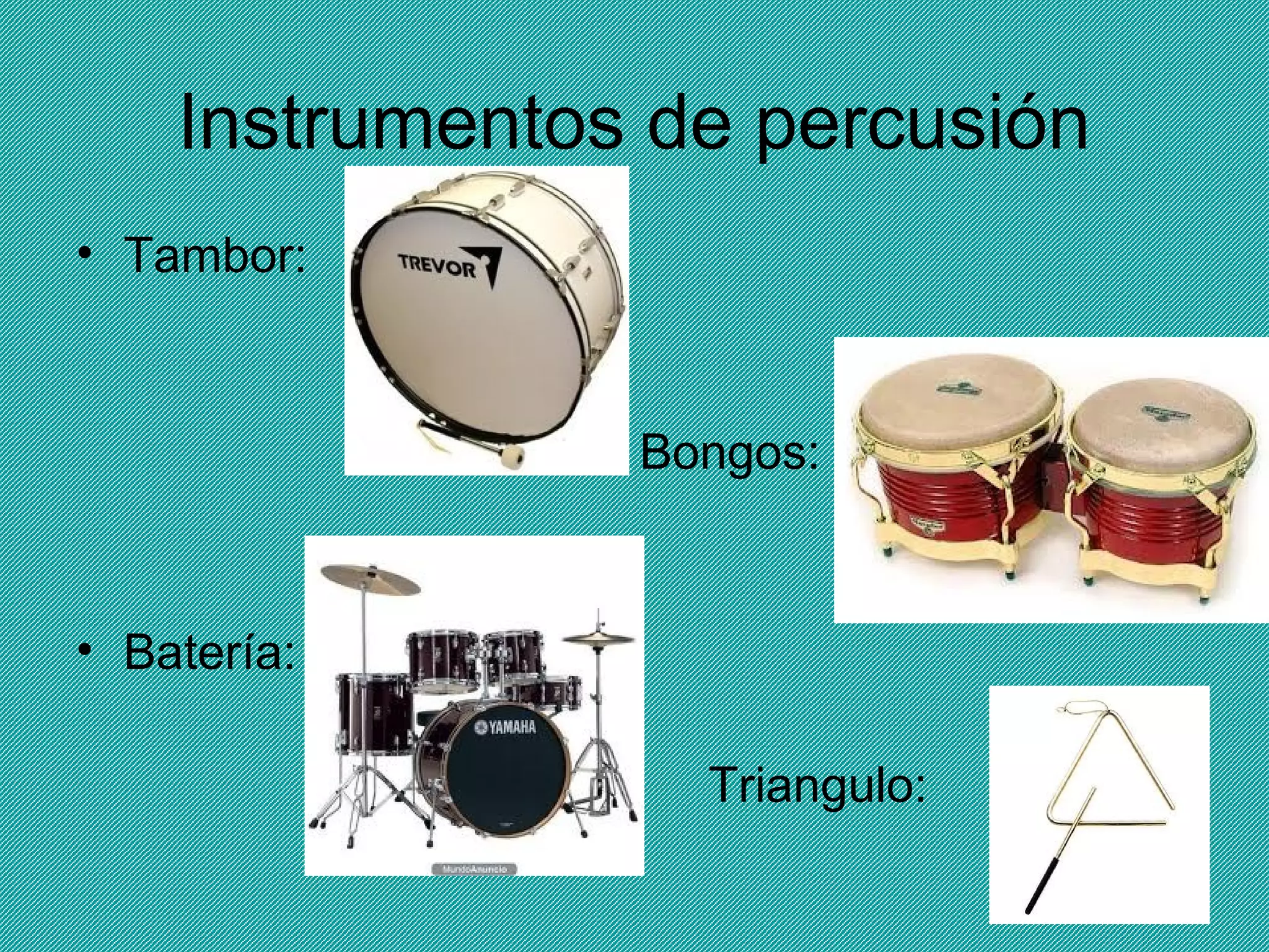 Instrumentos de percusión | PPT