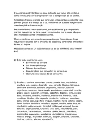 Trabajo naturales | DOCX