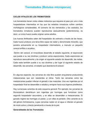 trematodos. | DOCX