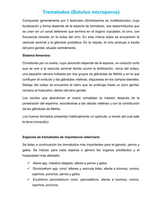 trematodos. | DOCX