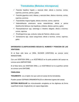 trematodos. | DOCX