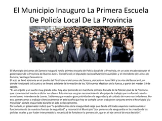 Municipio Lomas De Zamora | PPT