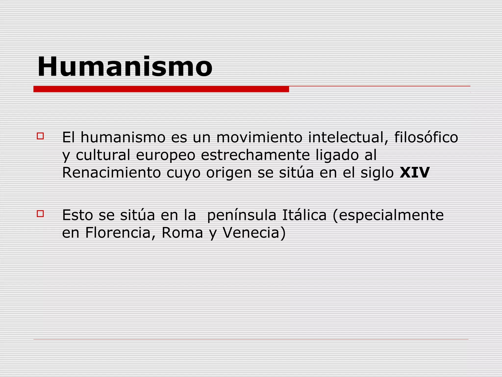 Humanismo y Renacimiento | PPT