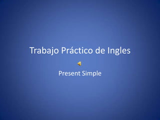 English Practical work