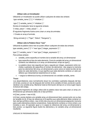 Trabajo practico de lenguaje java.Conceptos. Estructuras. Programacion. | PDF | Programming ...