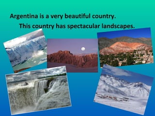 Trabajo practico sobre argentina | PPT