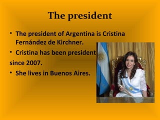 Trabajo practico sobre argentina | PPT