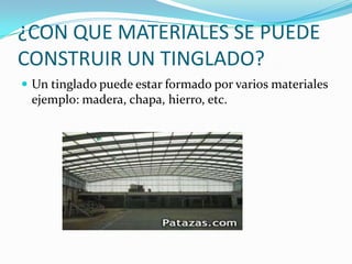 Trabajo práctico tinglado | PPTX