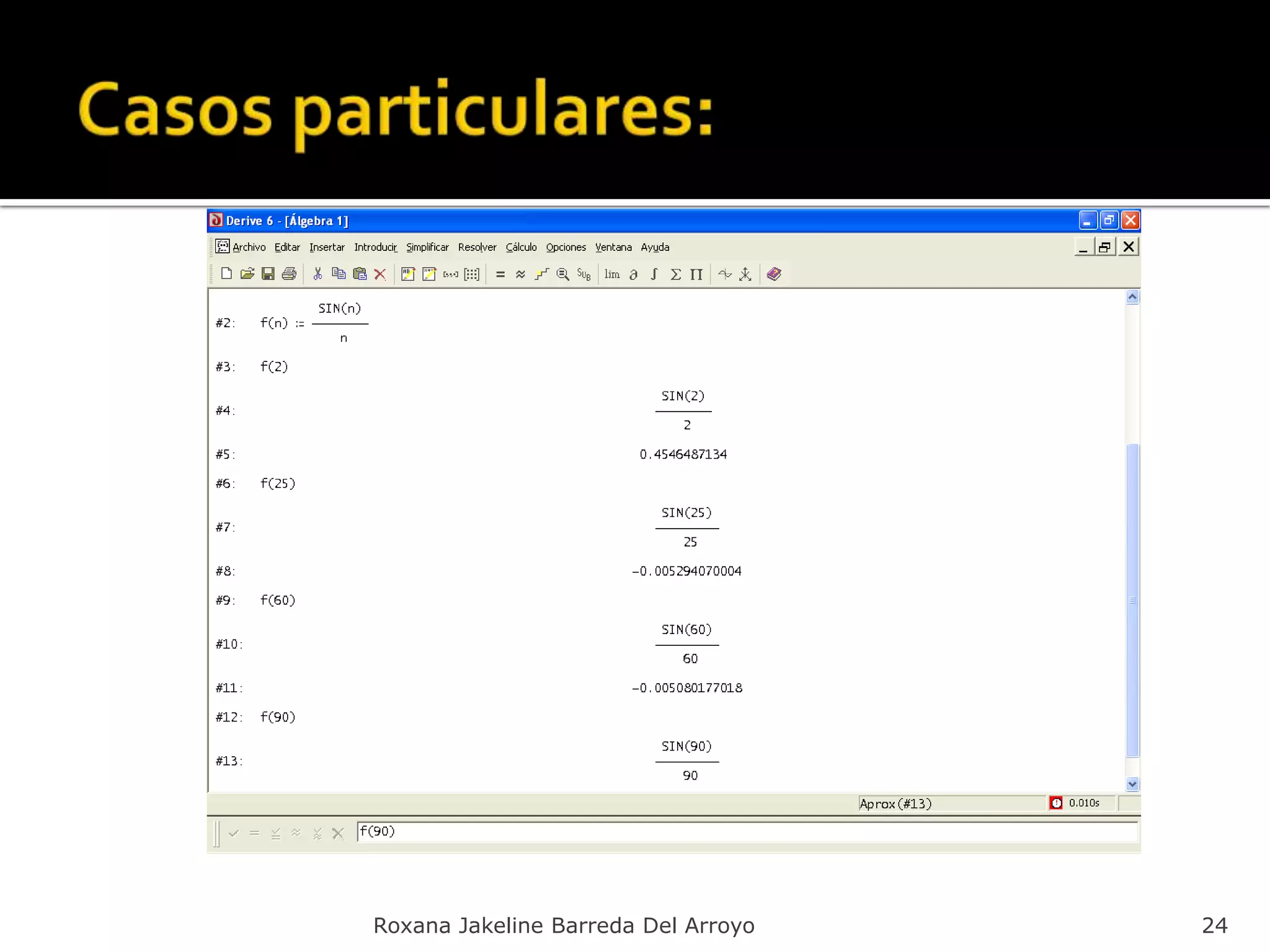 sucesiones y series ejemplo | PPT