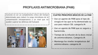 prevencion de infeccion en quirofano | PPTX