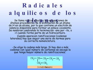 alcanos,alquinos y alquenos | PPS