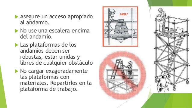Trabajos en altura (andamios)
